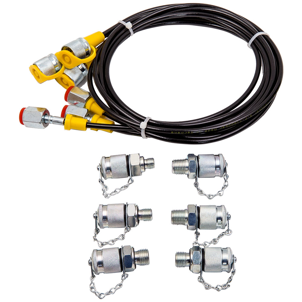 Hydraulic Pressure Test Gauge Diagnostic Couplings Set M1/4 M1/8 M3/8 ...