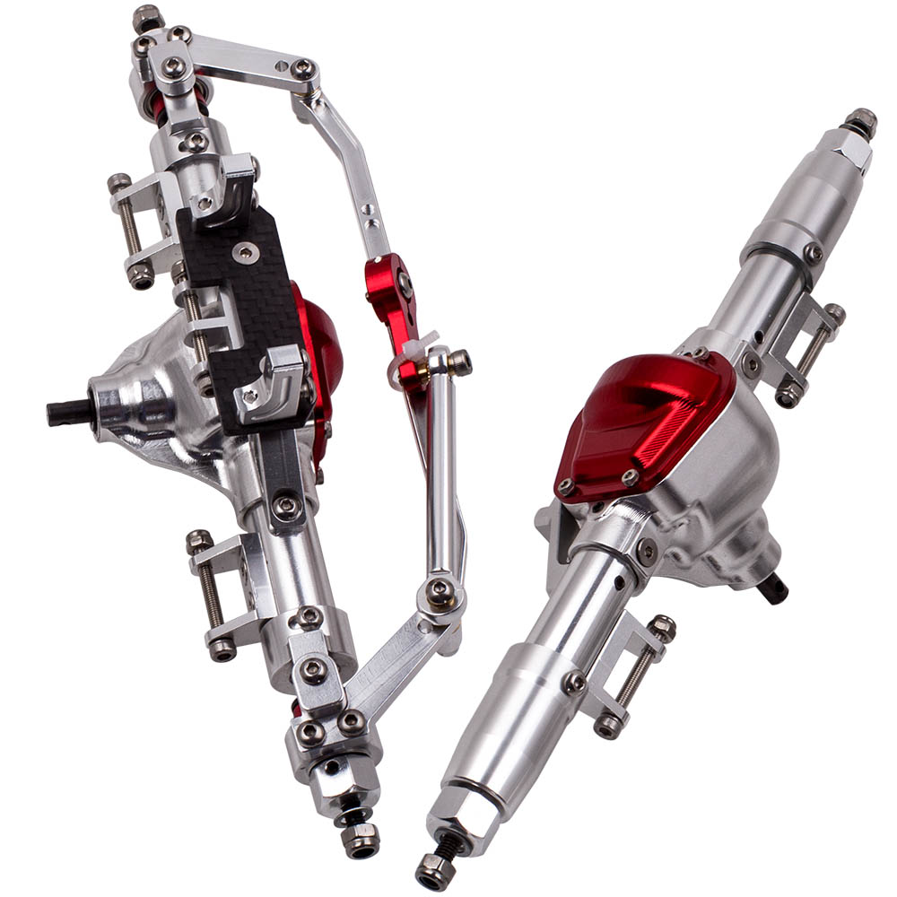 Complete Wheel Axle Front & Rear Axle For 1/10 RC Crawler AXIAL SCX10 ...